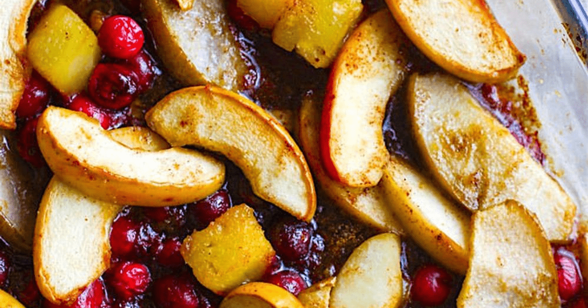 Fructe coapte cu condimente, un deliciu