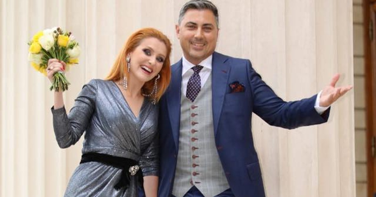 Alina Sorescu şi Alex Ciucu, naşi de cununie FOTO&VIDEO