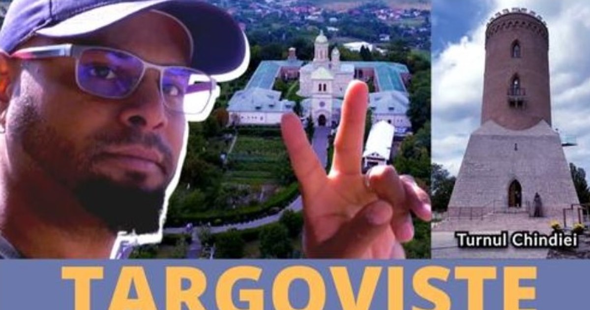 Vlogger african din Benin, venit în Cetatea Voievozilor, la Târgoviște ...