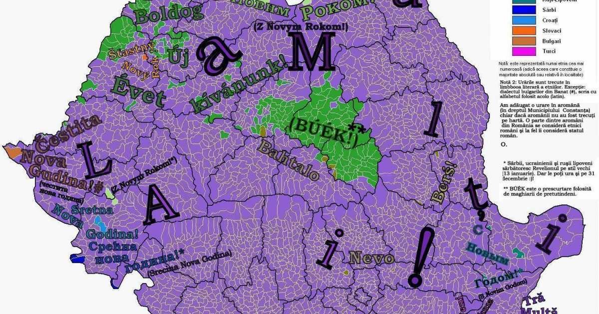 Cum urezi „Un An Nou fericit” la vecinii unguri, romi sau machedoni ...