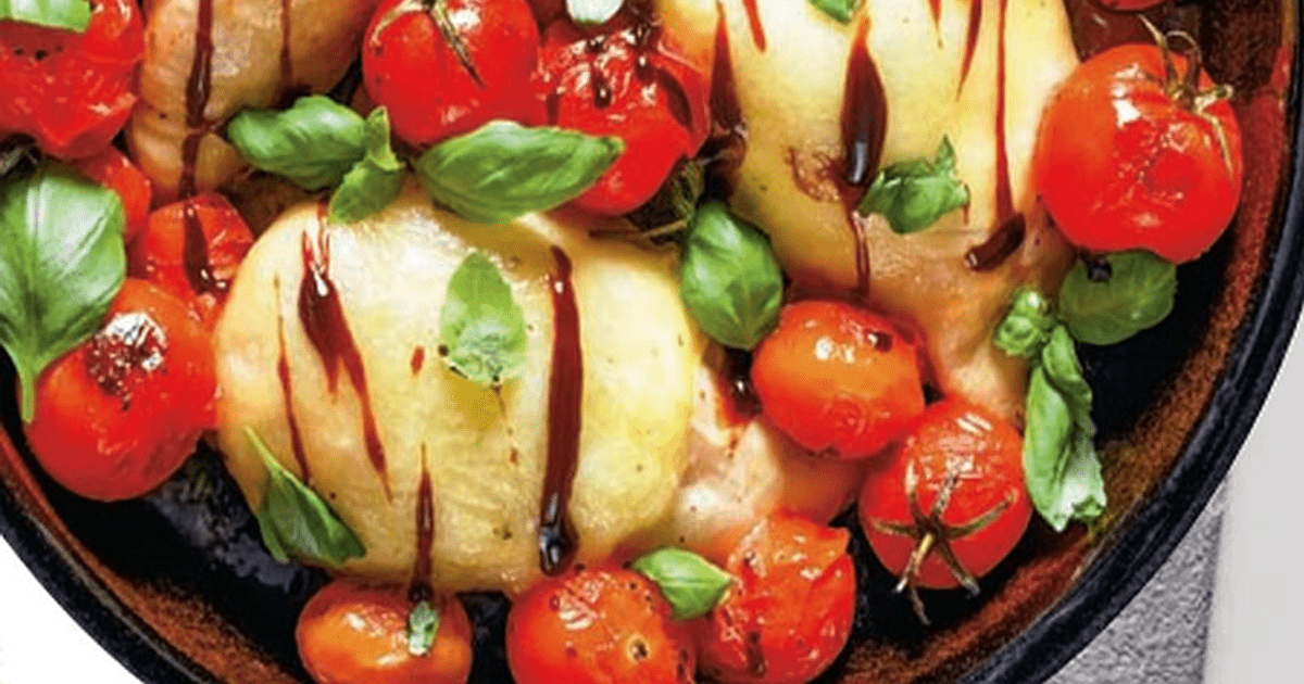 Pui caprese la cuptor