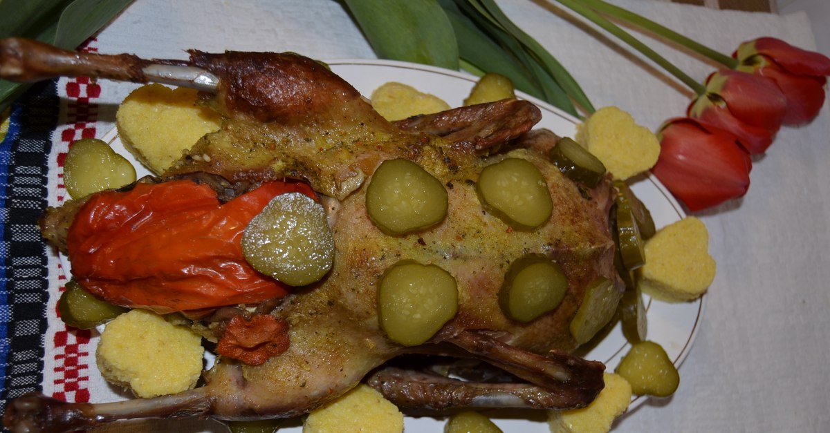 Reţete de la cititori: Raţă umplută cu legume