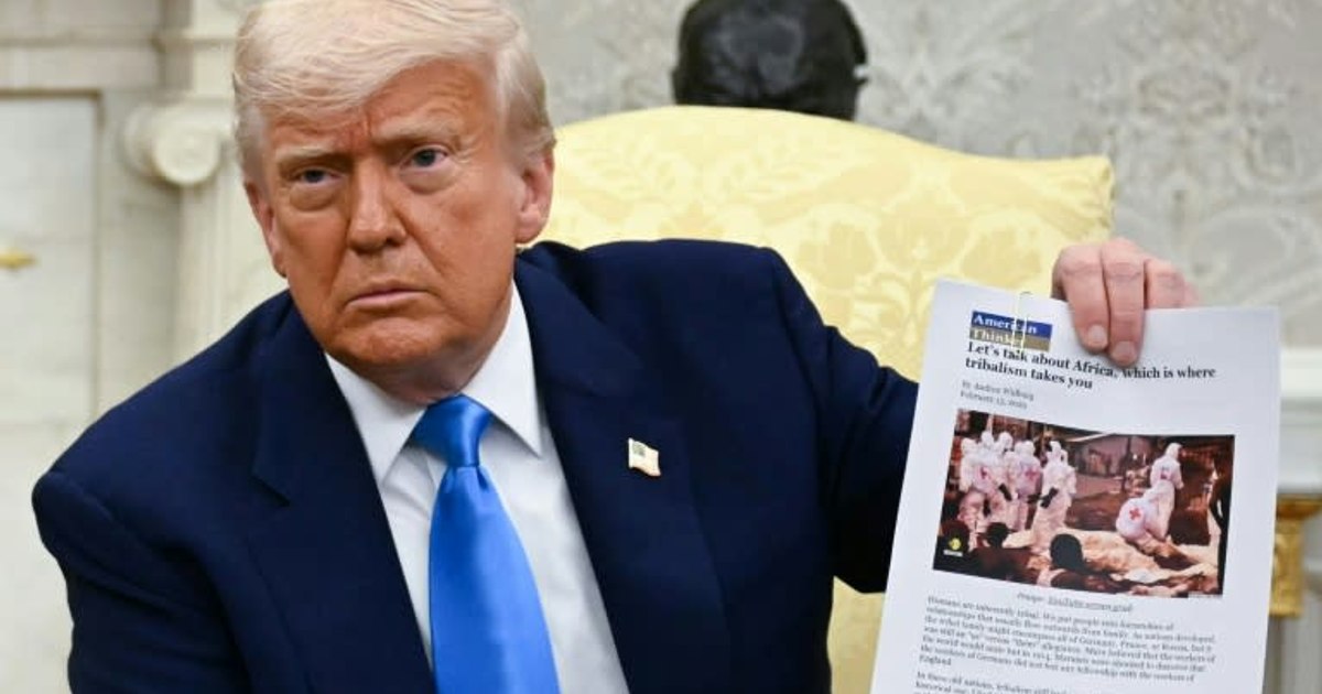 Gafă de proporții la Casa Albă. O imagine cu „fermieri albi” morţi în ...