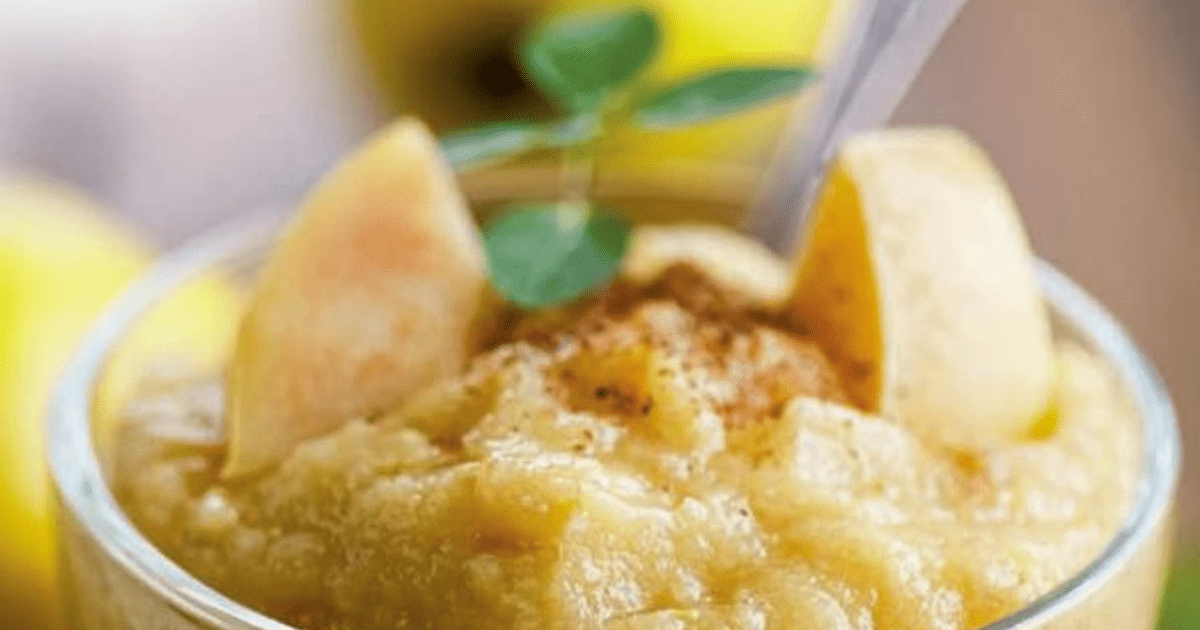 Piure de gutui cu scorțișoară