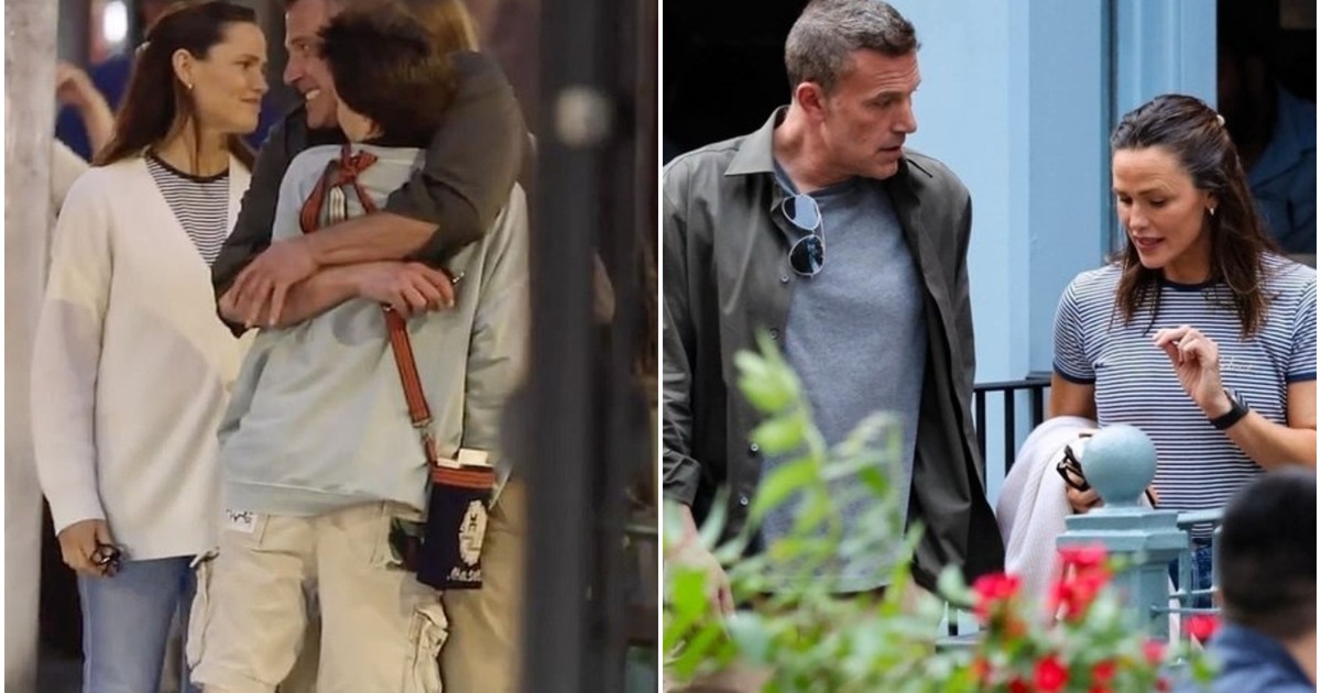 Ben Affleck, din nou fericit alături de fosta soție și copii. Noile ...