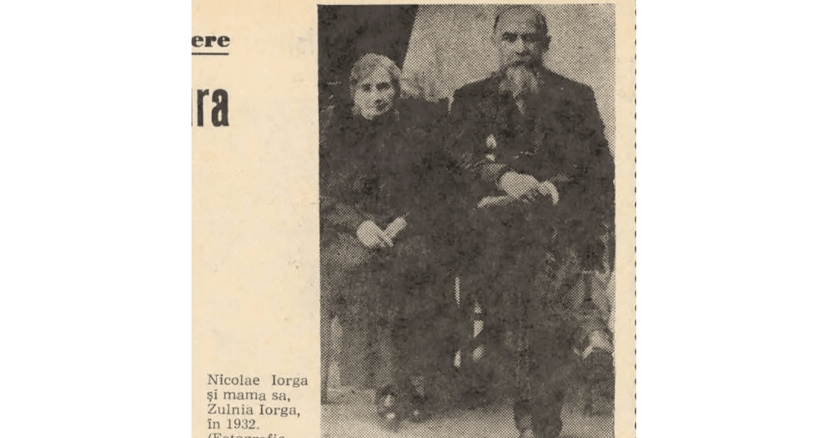 Moartea Zulniei Iorga, mama savantului Nicolae Iorga