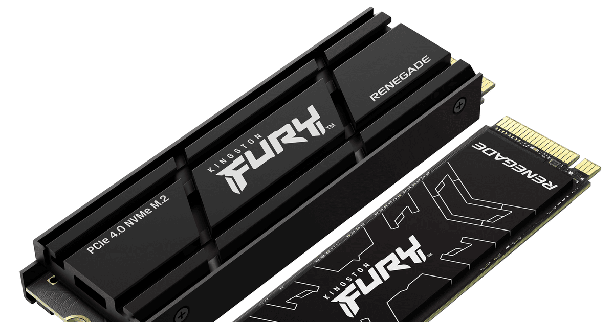 Kingston lansează și un SSD cu radiator din seria FURY Renegade ...