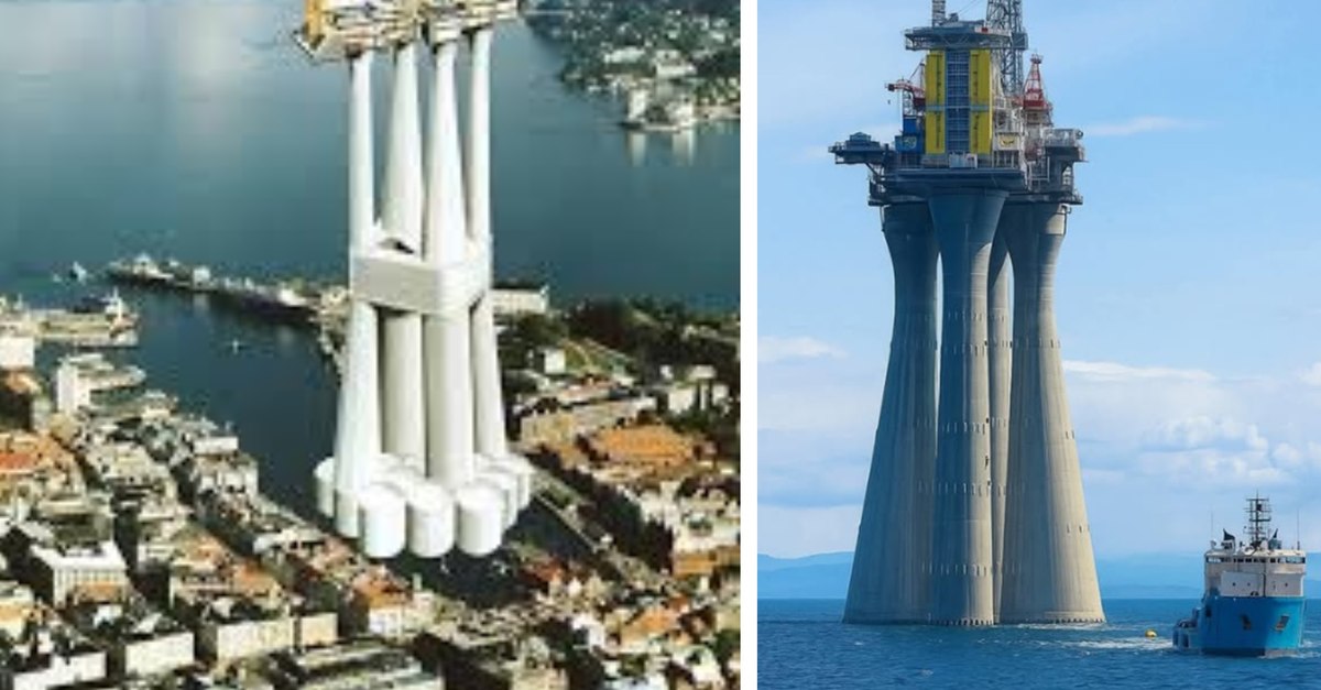 Ce este Troll A, cea mai mare construcție pe care omul a putut să o ...
