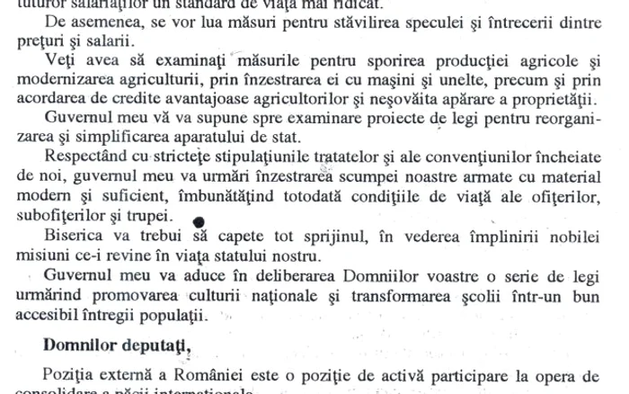 Discursul Regelui Mihai din 1946, după câştigarea alegerilor trucate de ...