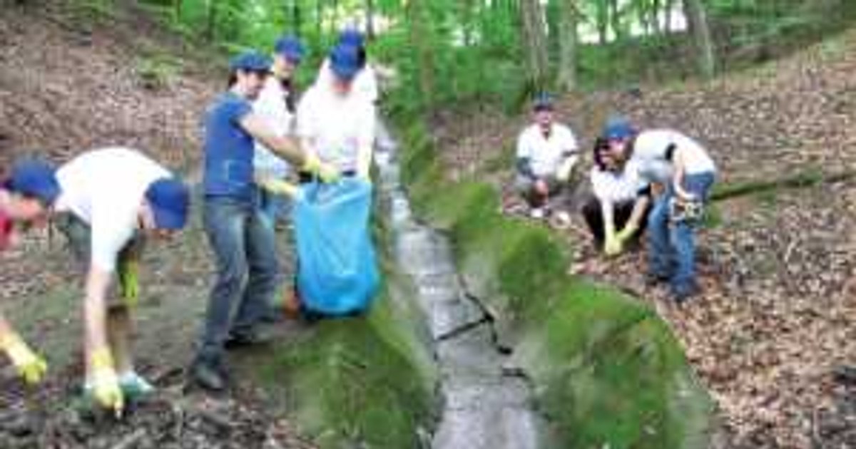 Tinerii ecologişti au făcut curat în Parcul Trivale | adevarul.ro