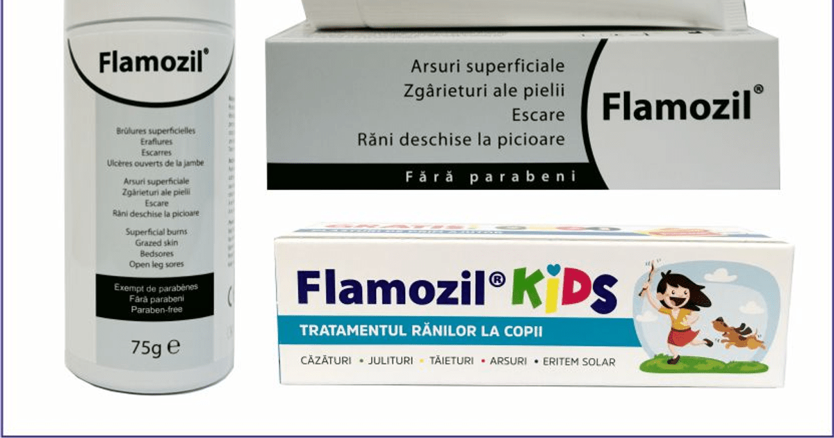 Flamozil Gel - Accelerează vindecarea rănilor