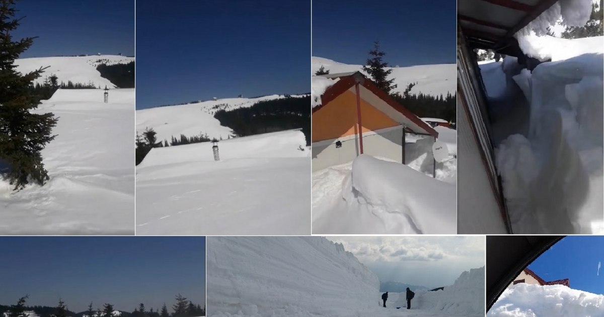 Imagini incredibile din Vârful lui Roman: „Clădirea are 2,5 metri şi nu ...