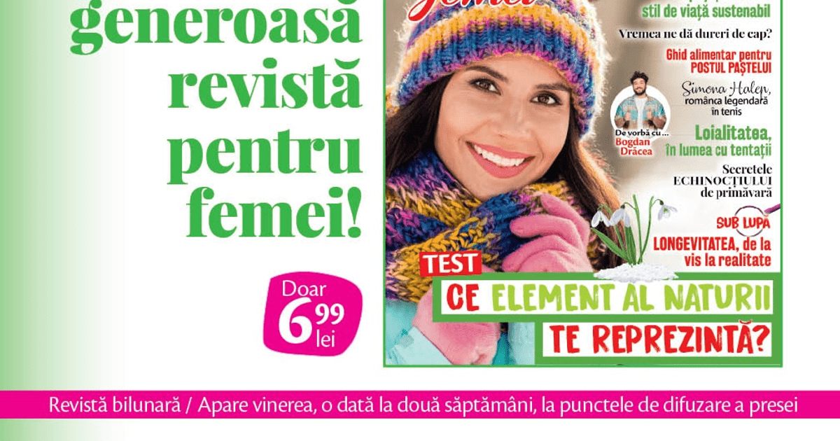 A apărut cea mai nouă ediţie a revistei „Click! pentru femei‟!