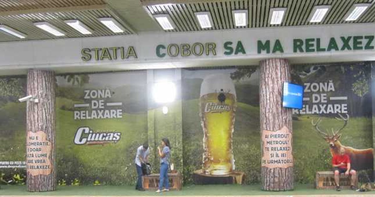 Staţia de metrou Obor din Capitală s-a transformat în „oază de relaxare ...