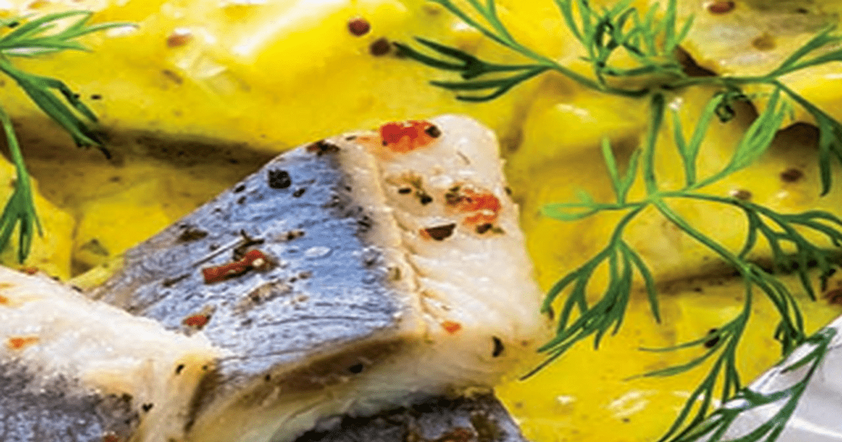 File de hering în sos de muștar