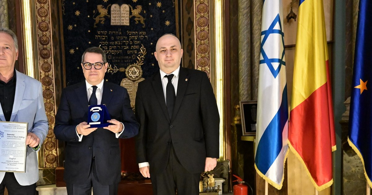 Hellvig, medaliat de FCER: „Tragedia Holocaustului nu a produs toate ...