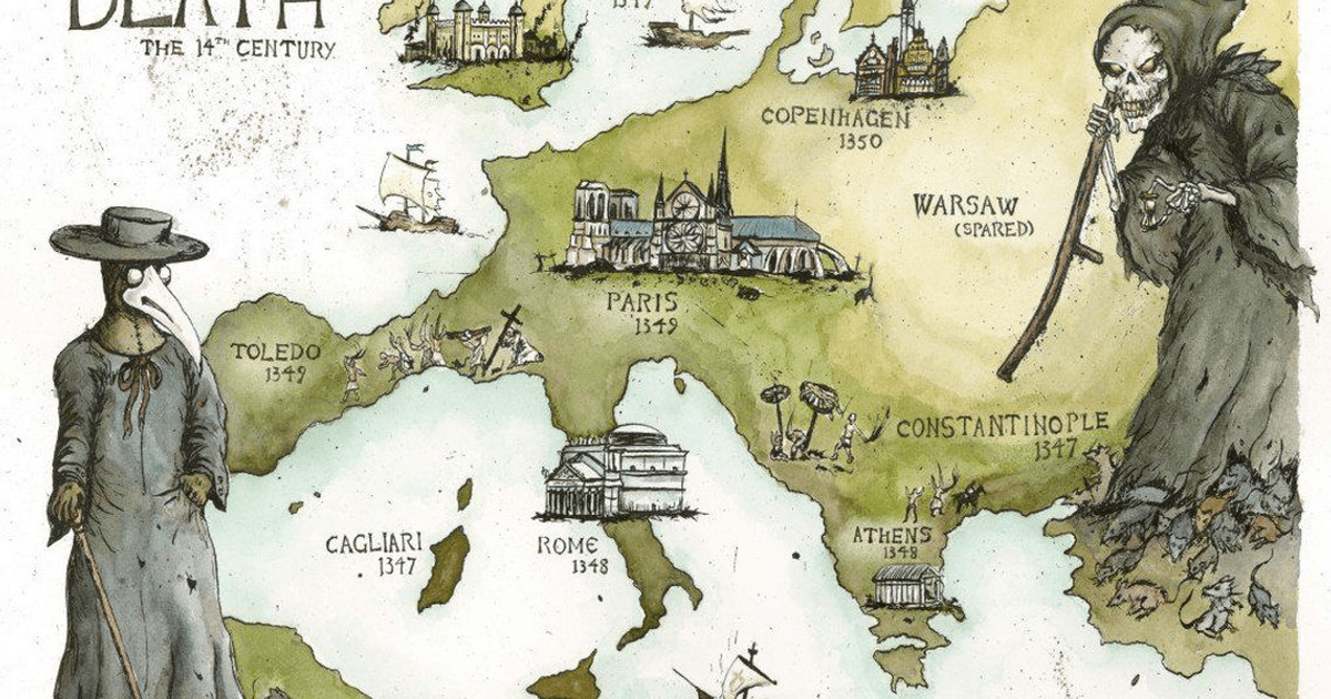 Moartea Neagră - una din cele mai violente pandemii din istoria lumii