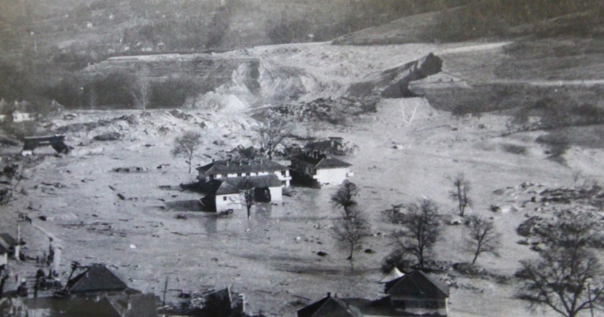 FOTO 48 de ani de la catastrofa din Certej. Iazul toxic prăvălit peste ...