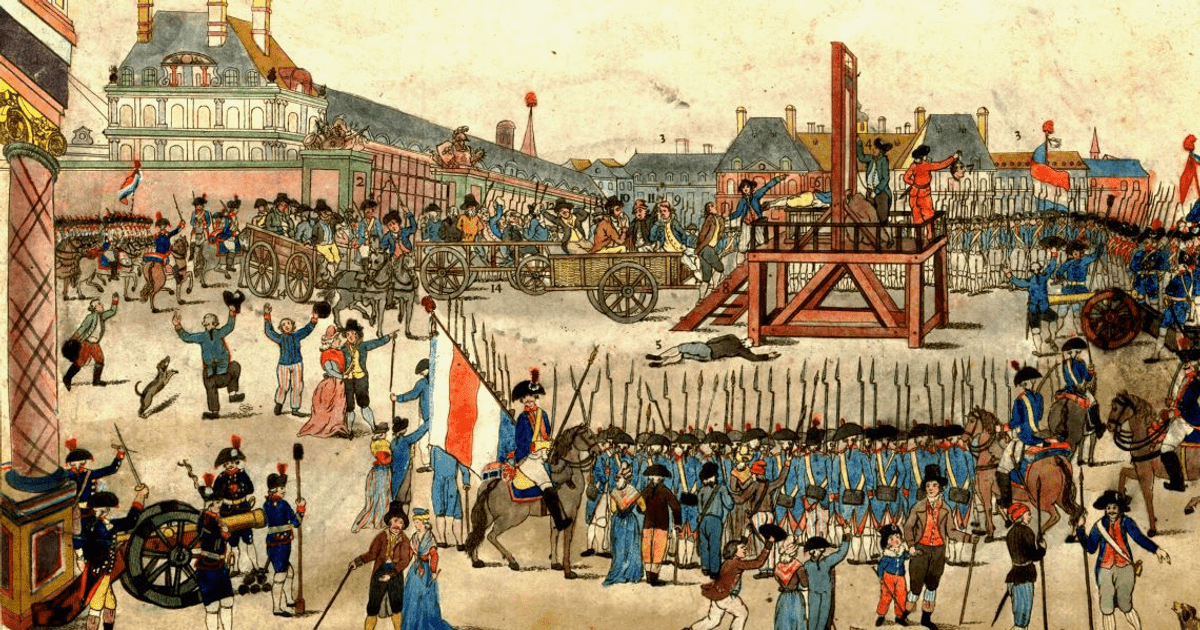 Calendar 28 iulie: 1794 - Ghilotinarea lui Robespierre a marcat ...