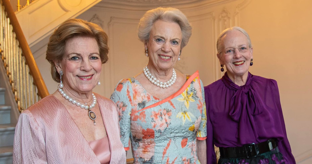 Imagini inedite cu cele trei surori regale daneze, Margrethe, Benedikte ...
