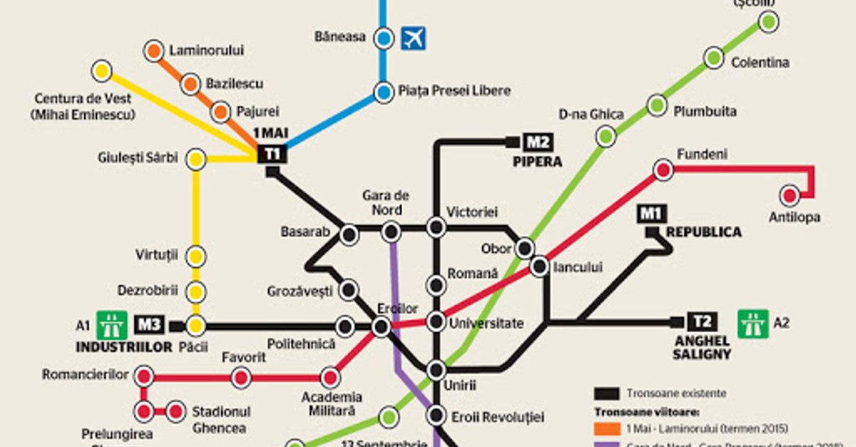 Magistrala 4 de metrou se prelungește. Va avea 13 stații, între Gara de ...