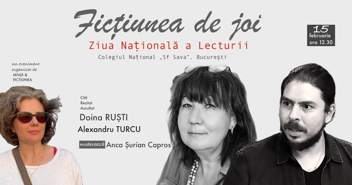 Ziua Lecturii, celebrată alături de Doina Ruști și Alexandru Turcu la ...