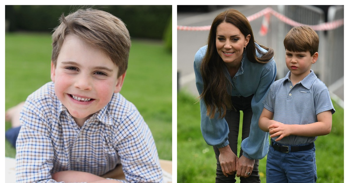 Prima imagine cu Prințul Louis la 6 ani. Micuțul are un nou portret ...