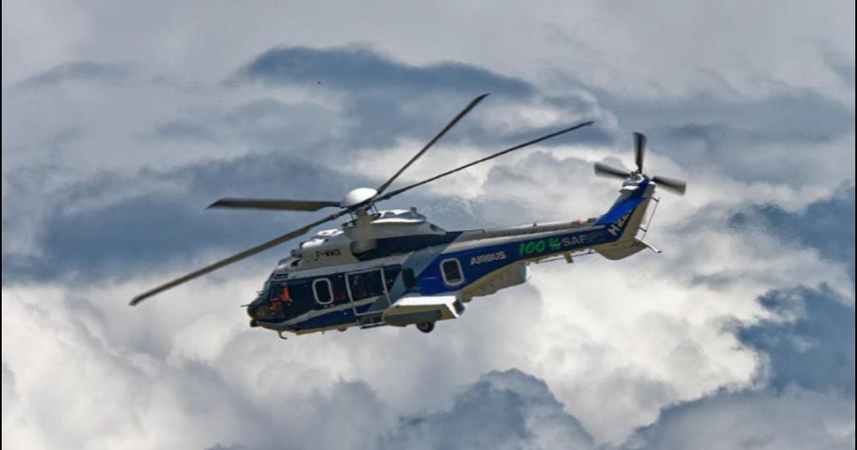 Primul zbor cu un elicopter alimentat exclusiv cu combustibil ...