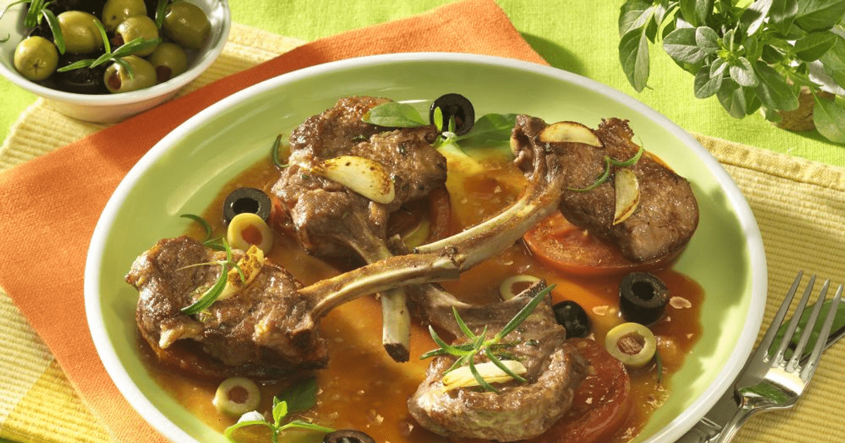 Coaste de miel cu măsline