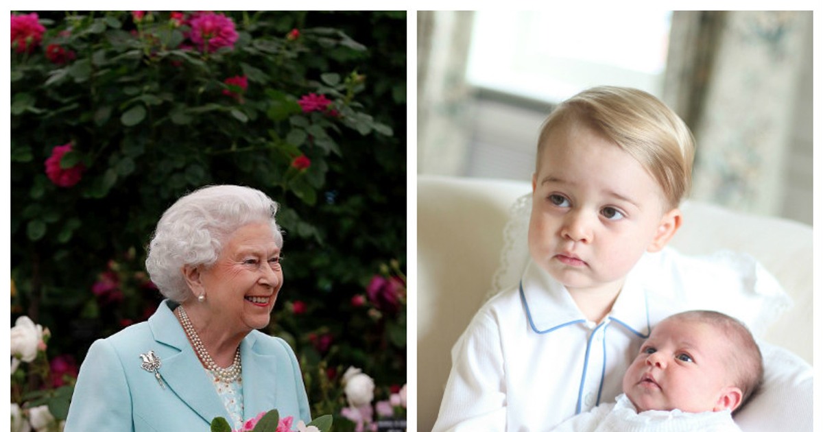 Prinţul George şi sora sa, în vacanţă la străbunică