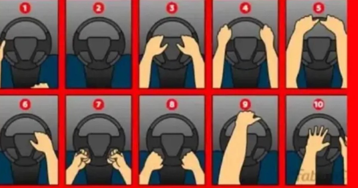 Poziția mâinilor pe volan îți trădează personalitatea, spun psihologii ...