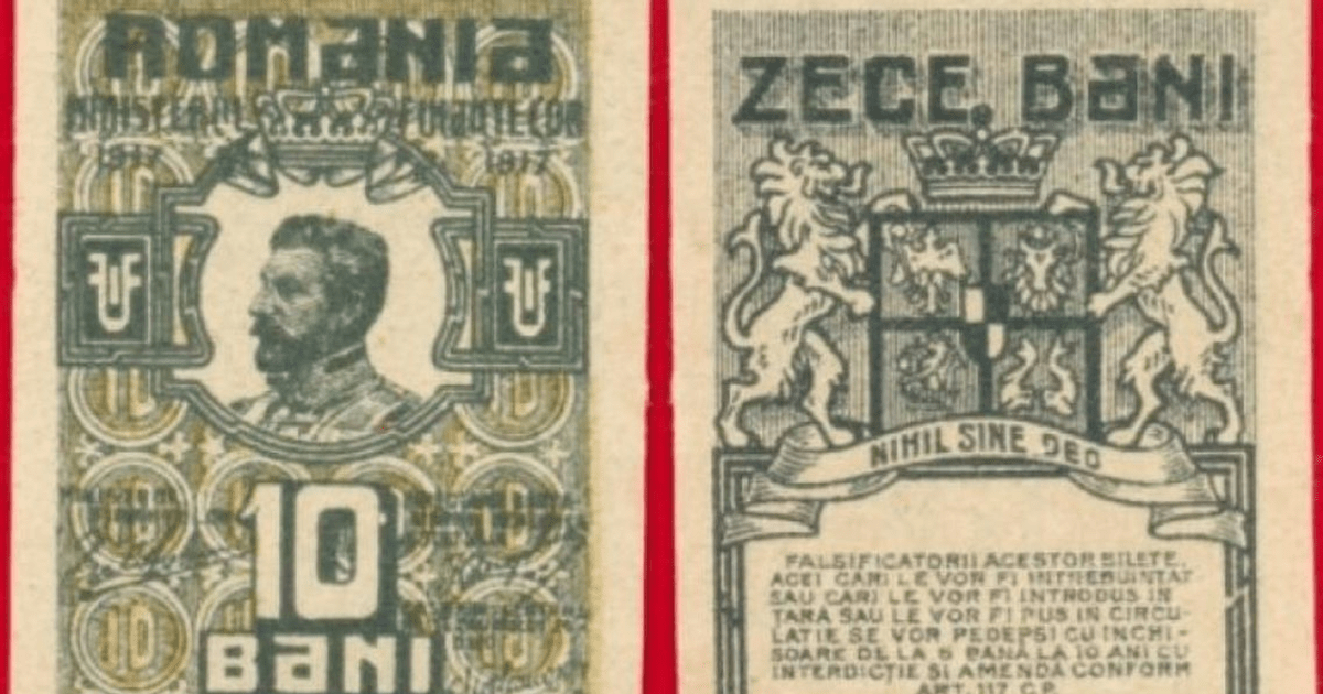 Istoria celui mai mic ban de hârtie din lume. Drumul bancnotei de 10 ...