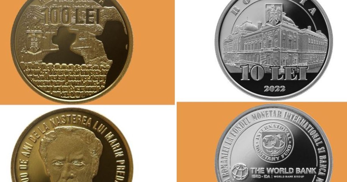 BNR lansează monede de aur și argint care celebrează nașterea lui Marin ...