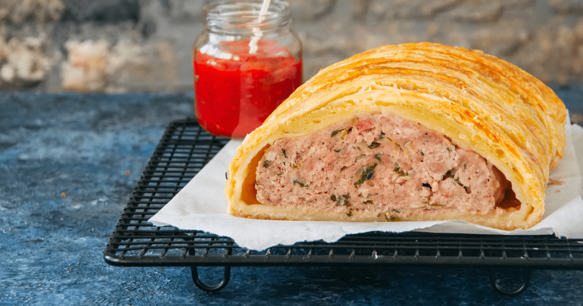 Drob de curcan în crustă