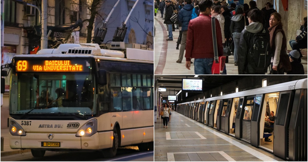Revelion 2025. Cum vor circula metroul, autobuzele și tramvaiele în noaptea dintre ani | adevarul.ro