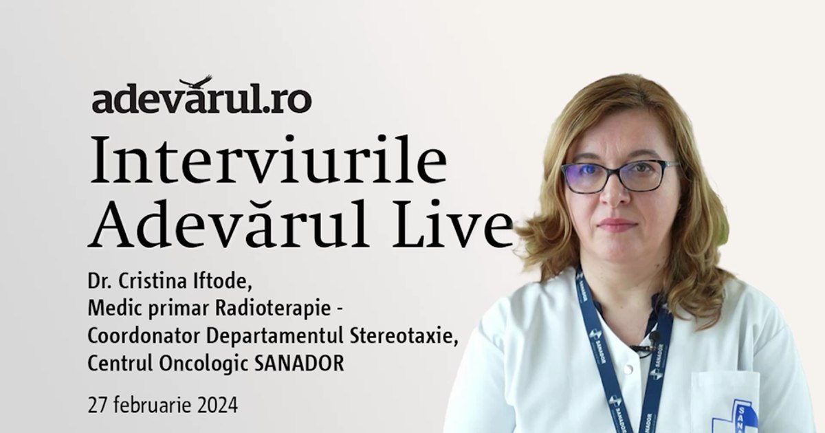 Radioterapia stereotaxică în oncologie, detaliat de Dr. Cristina Iftode ...