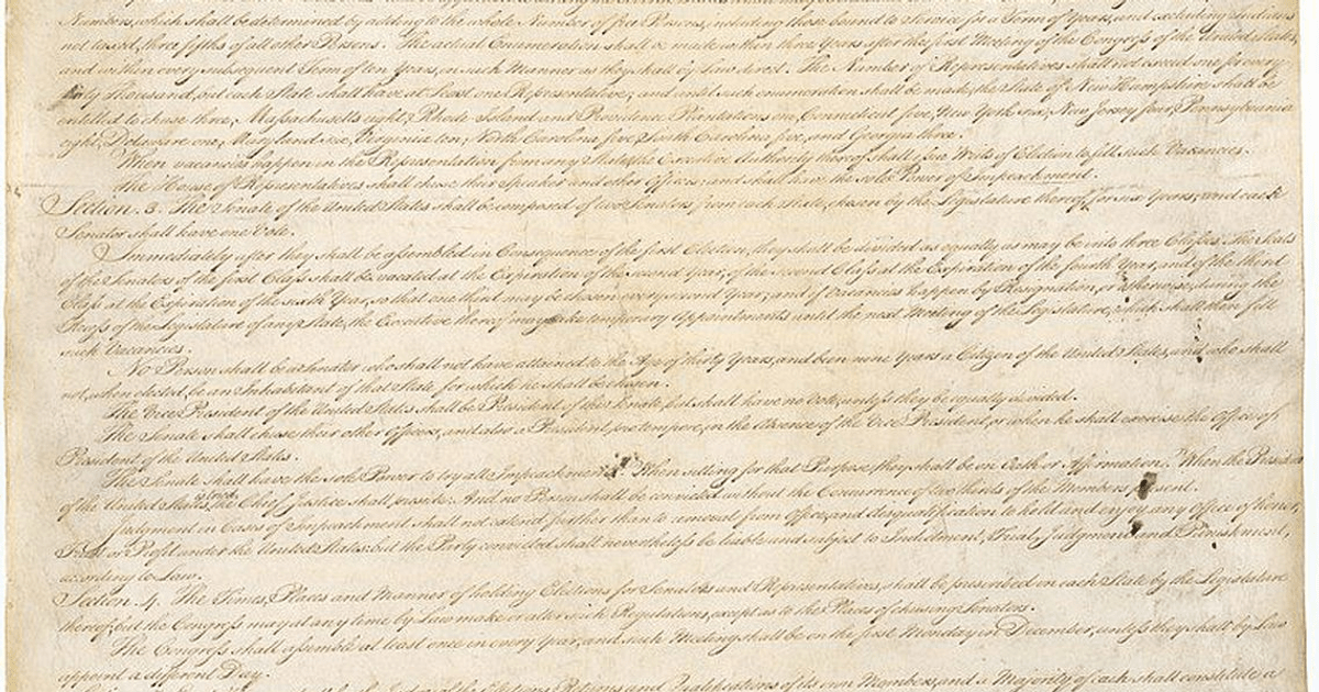 Un exemplar rar al Constituţiei Statelor Unite ale Americii a devenit ...