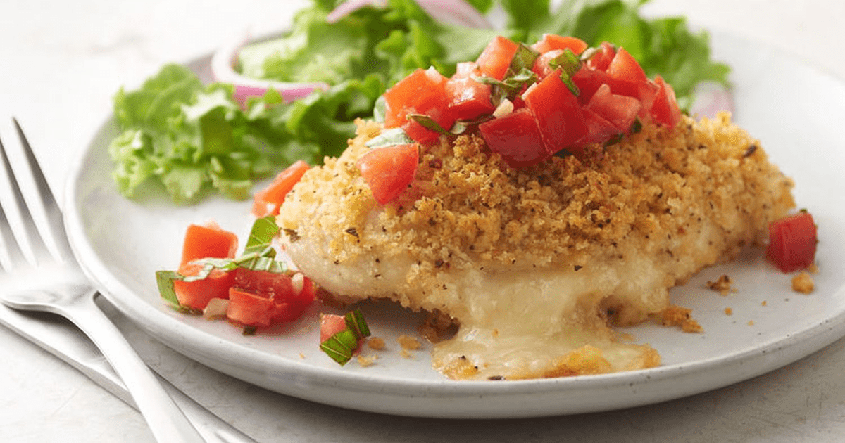 Pui crocant umplut cu caşcaval