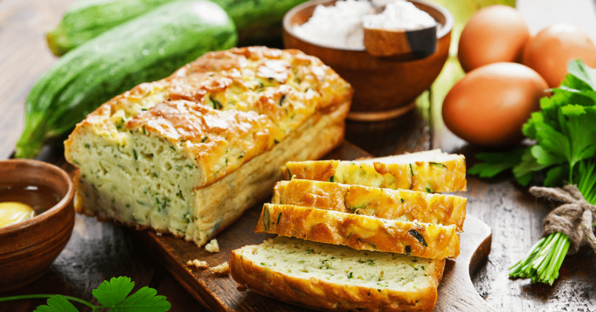 Chec cu dovlecei şi caşcaval