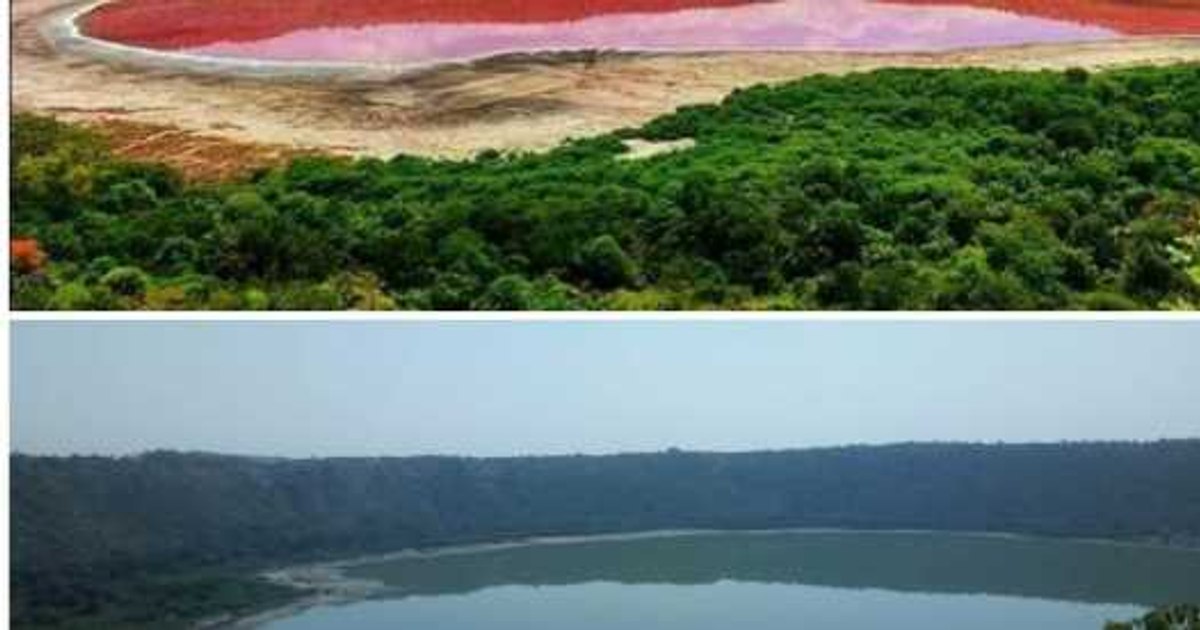 VIDEO Lacul care s-a colorat în roz peste noapte. Ce spun specialiştii ...