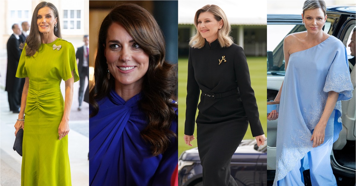 FOTO A început parada modei la Buckingham! Prințesele și reginele se ...