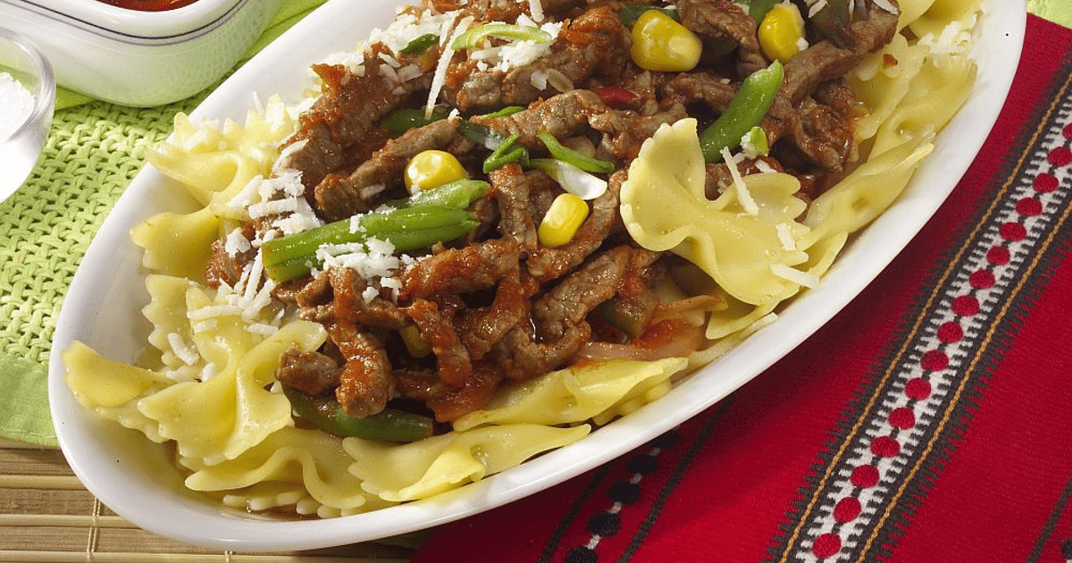 Paste picante cu carne de viţel