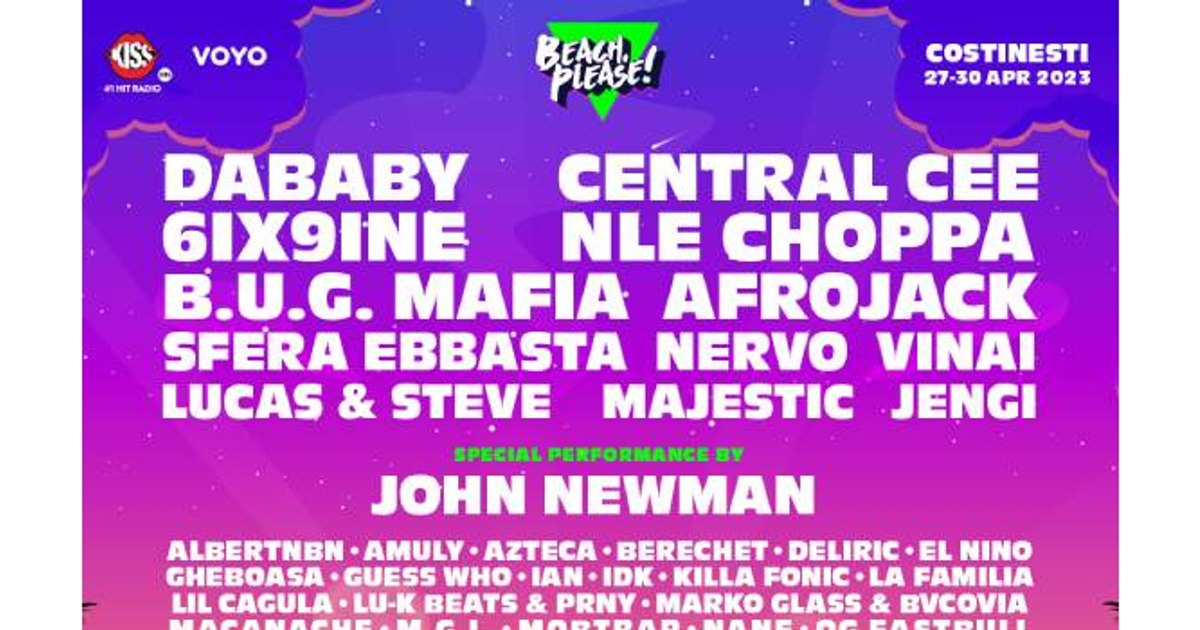 BUG Mafia și Afrojack, cap de afiș la festivalul Beach, Please! de la ...