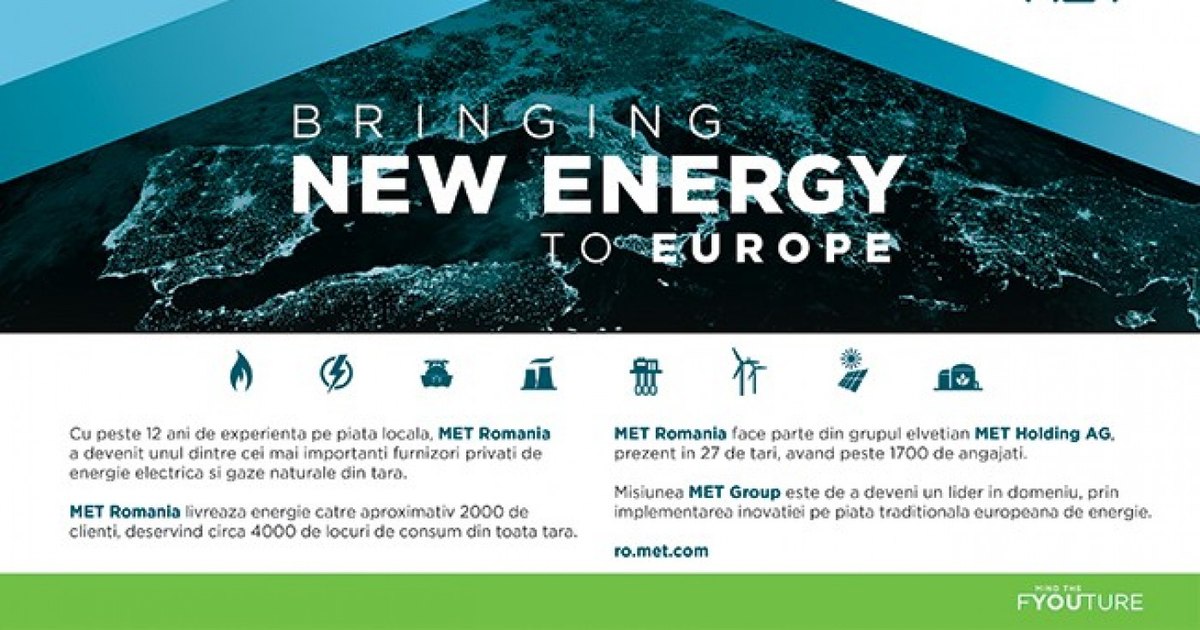 MET România Energy este primul furnizor din România care a obţinut ...