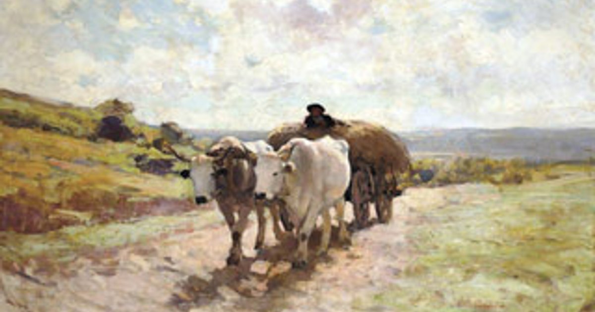 Record pe piaţa internaţională pentru Grigorescu, la New York? "Carul cu boi" este scos la ...