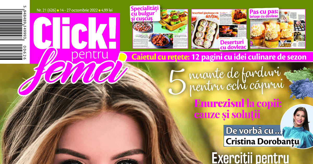 A apărut cea mai nouă ediţie a revistei „Click! pentru femei‟!