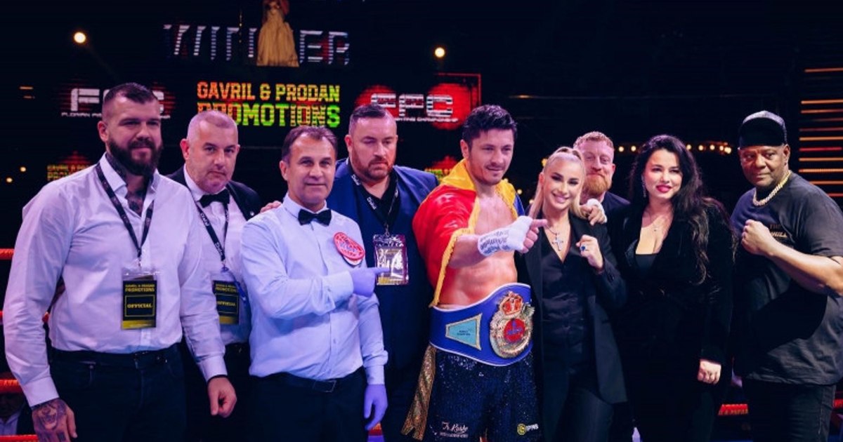 Ronald Gavril, al 6-lea român campion mondial la box profesionist. Ce a făcut iubita sa ...
