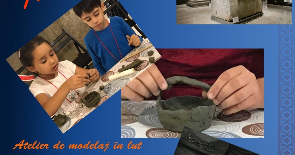 Atelier de modelaj în lut, organizat la Muzeul Dunării de Jos | adevarul.ro