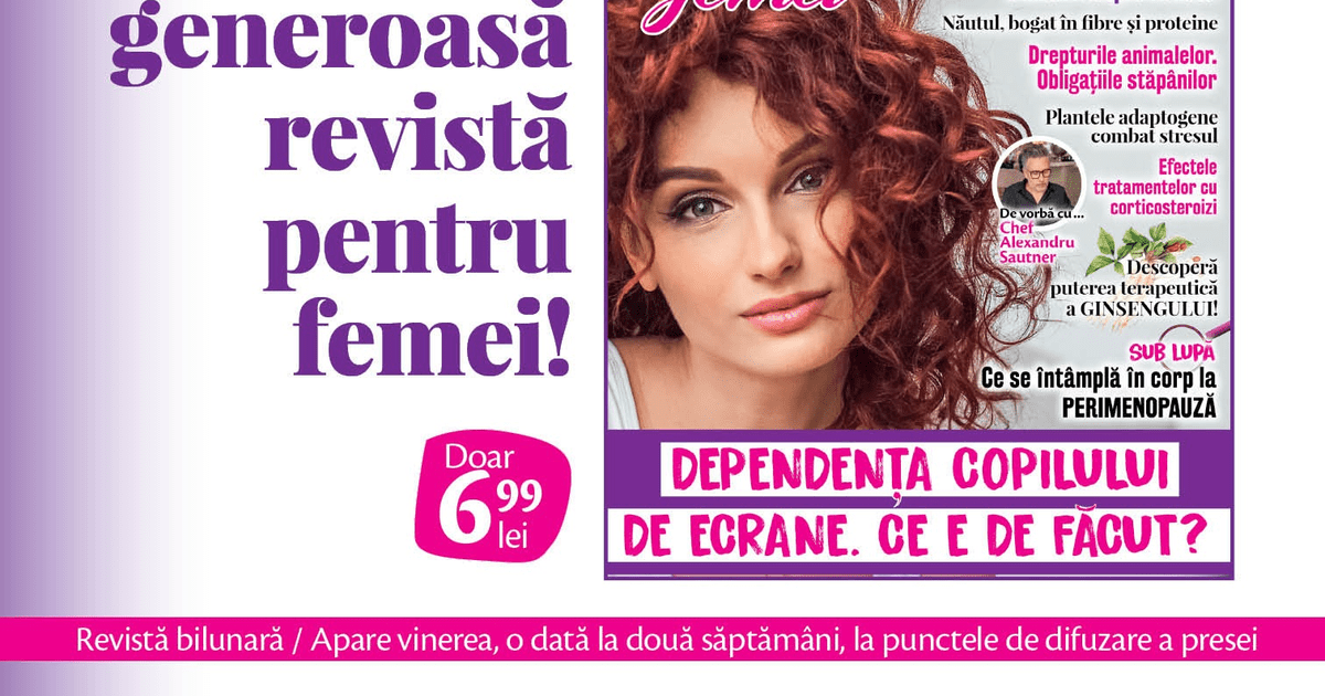 Noua ediție a revistei „Click! pentru femei” a ajuns la chioșcuri!