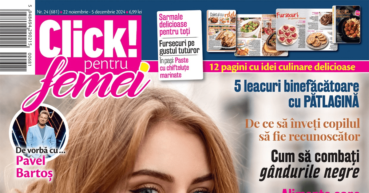 Noua ediție a revistei „Click! Pentru femei‟ conține o mulțime de ...